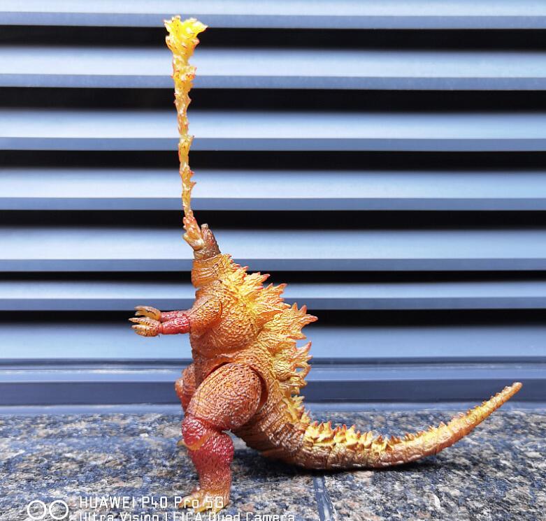 Buy SHF Burning Godzilla Gojira Movie Joints Moveable PVC Action Figure ...