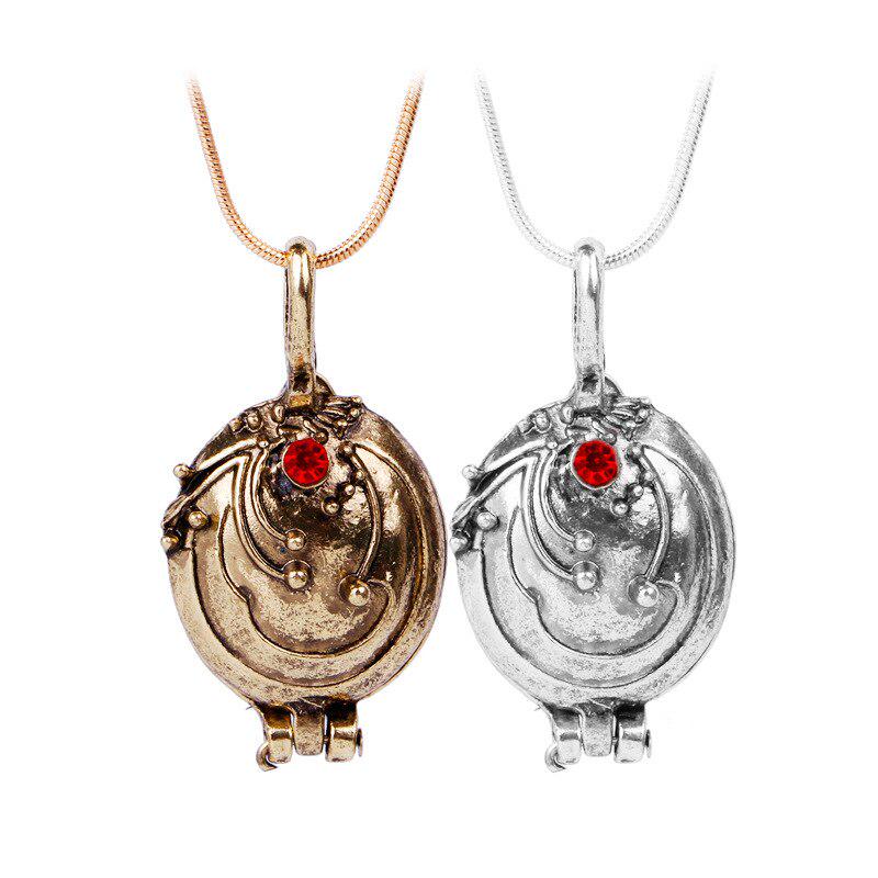 Buy 3 Color The Vampire Diaries Necklace Locket Pendant Plated For Men ...