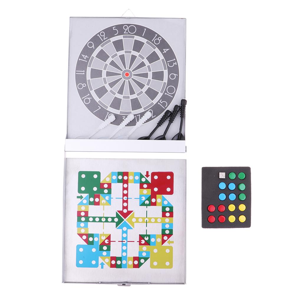 Mini Magnetic Flying Aeroplane Chess Pieces Chessmen Set with Darts ...