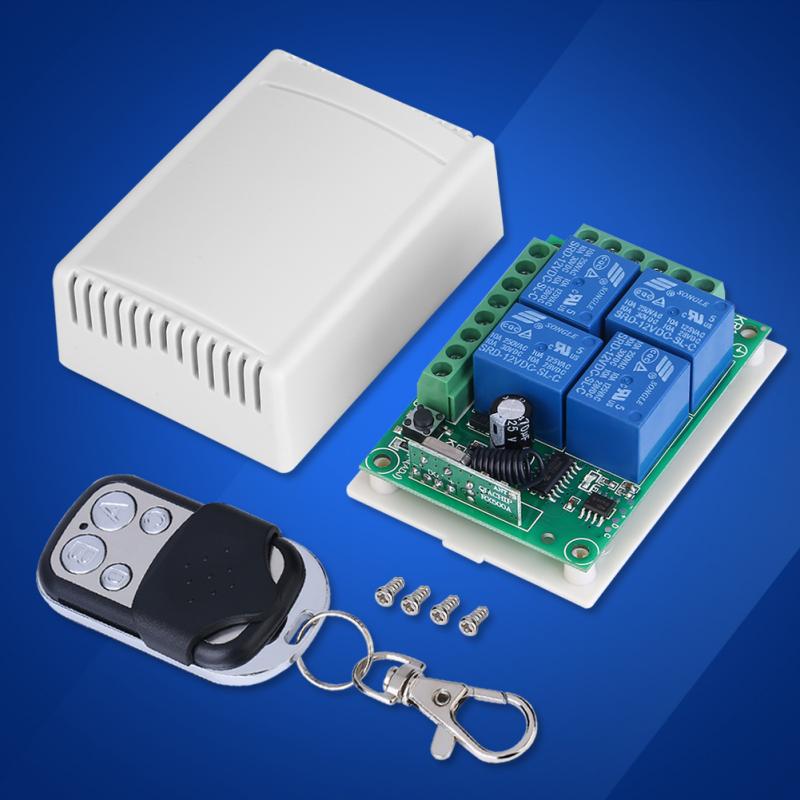 Wireless Garage Doors Control Switch Receiver Board with Remote ...