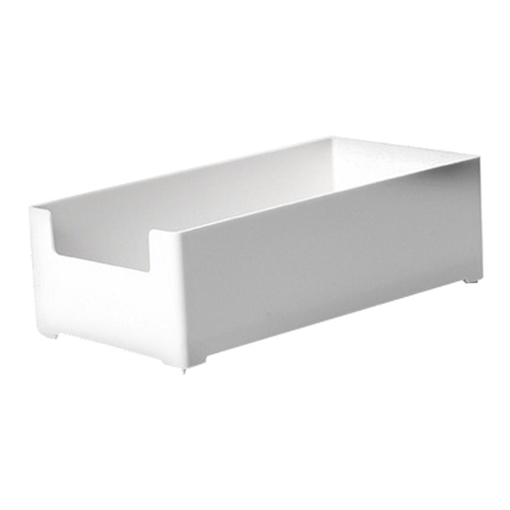 Buy White Plastic Organizer Box Tray Home Office Storage Kitchen ...