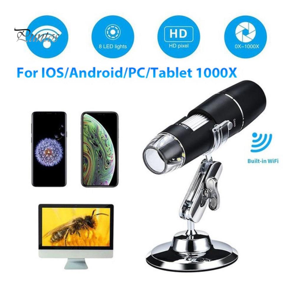 Buy Portable 500X 1000X 1600X Zoom Endoscope USB Digital 8 LED ...