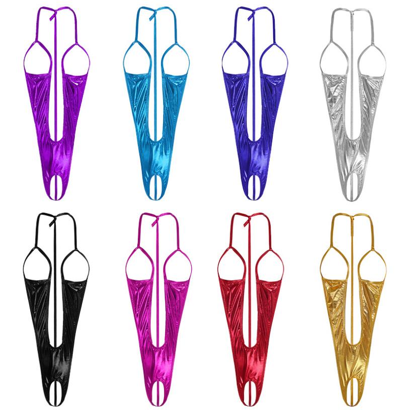 Buy Women Sling Shot Thong Micro Bikini Halter Lingerie Set at ...