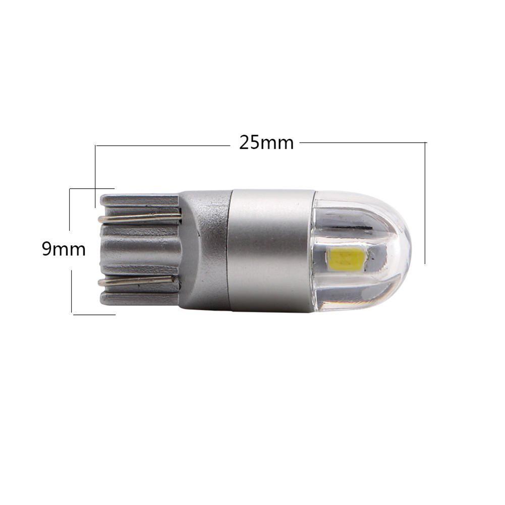 2pcs Car Turn Signal Light LED T10 W5W 3030 SMD License Plate Light ...