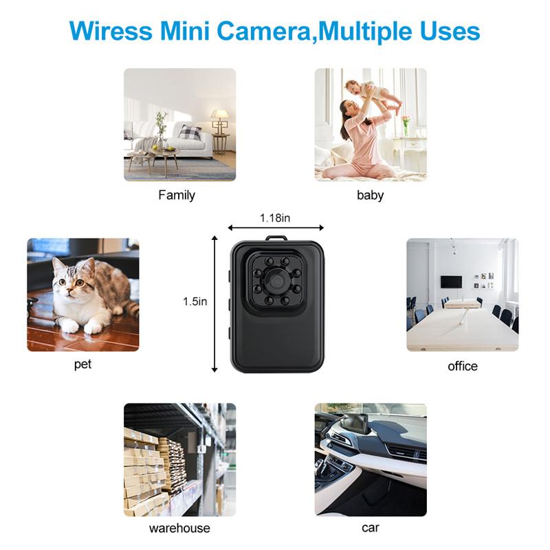 Buy HD 1080P Night Vision Micro Camera Smart Home Security IR Mini ...
