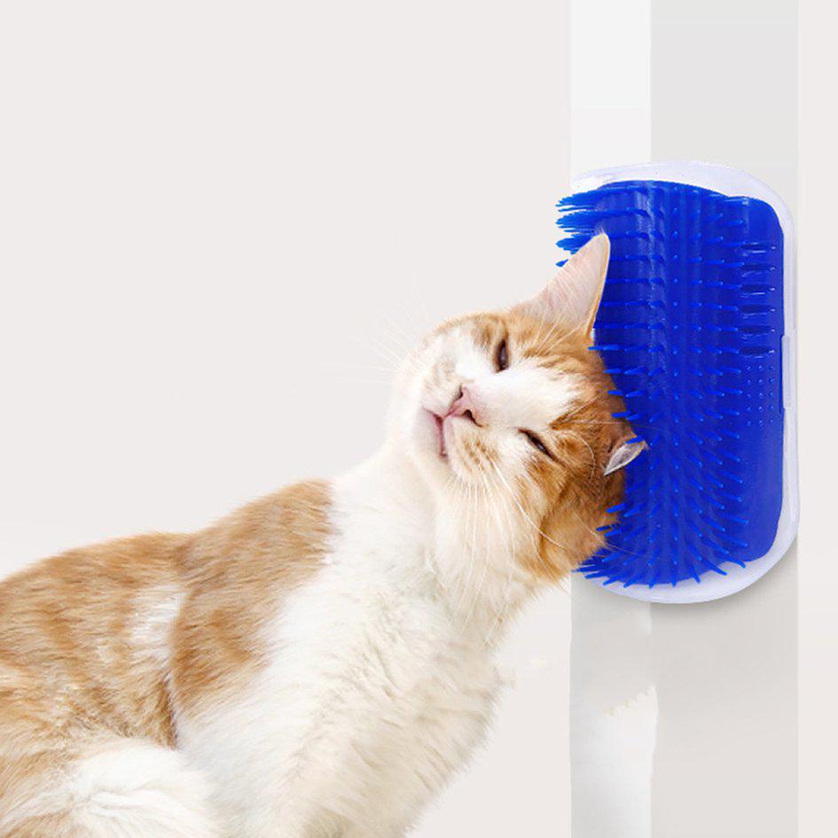 Buy Pet Rubbing Device Massage Brush Cat Rubbing Itchy Removing Dead ...