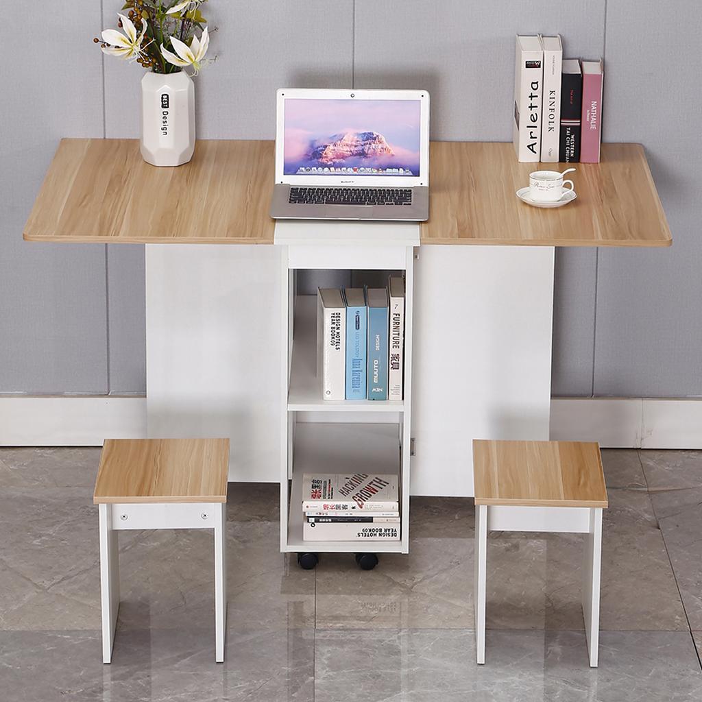 Buy 3 In 1 Rolling Dining Table Set Kitchen Storage Trolley Room ...