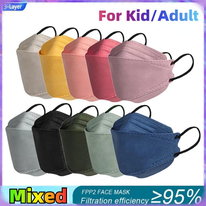 Buy 10-100Pcs KF94 Mask Morand Face Masks, 4-Layer Breathable ...