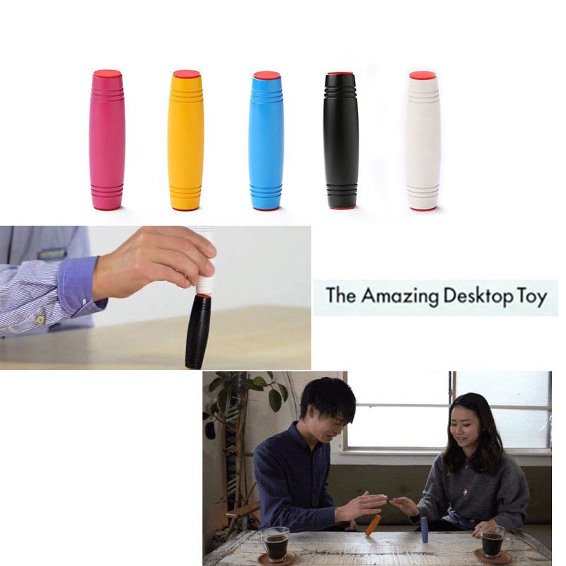 Buy Wooden Stress Reliever Decompression Toys Fidget Desktop Flip Stick ...