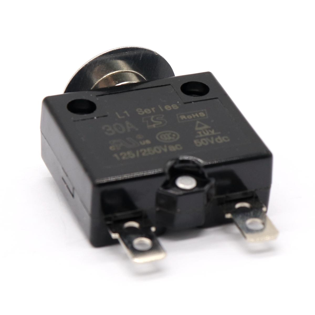 Manual Reset Push Button Switch 125/250VAC 50VDC Thermal Circuit ...