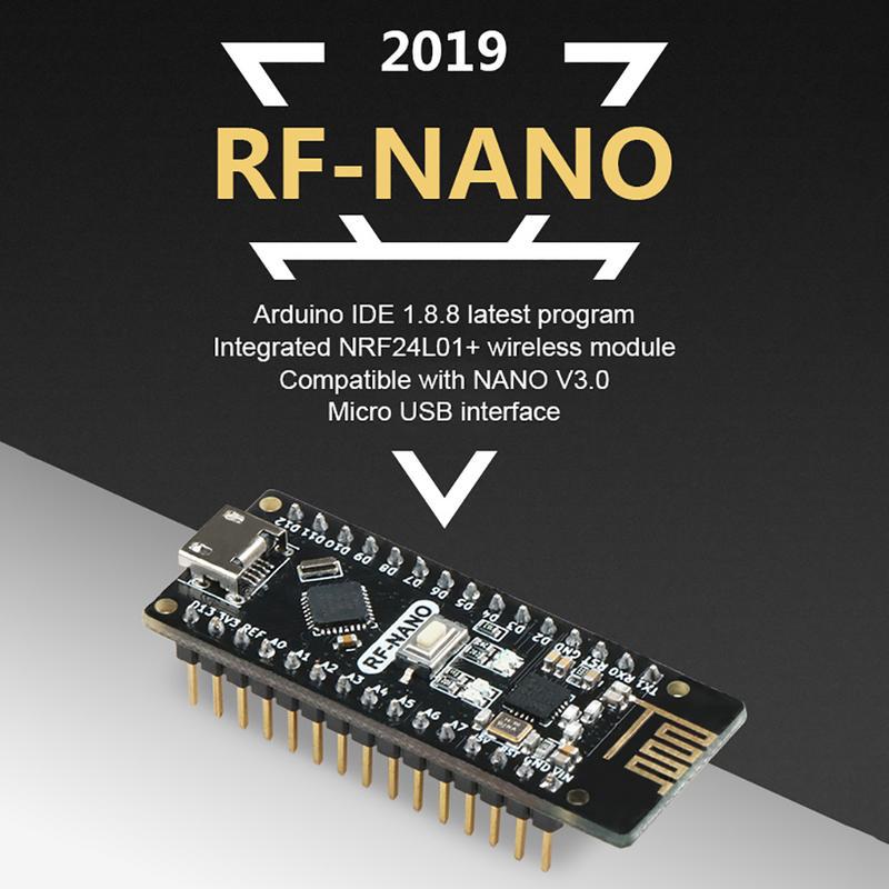 Buy NRF24L01+2.4G Wireless Module + Arwino NANO V3.0=RF-Nano Integrated ...