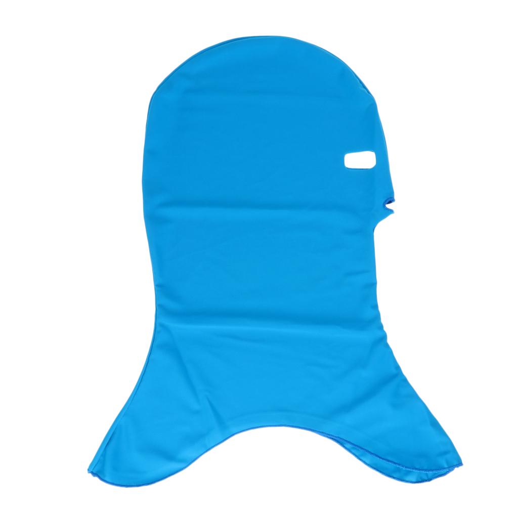 Buy Swimming Cap Sunblock UV Protection Full Face Mask Head Neck Cover ...