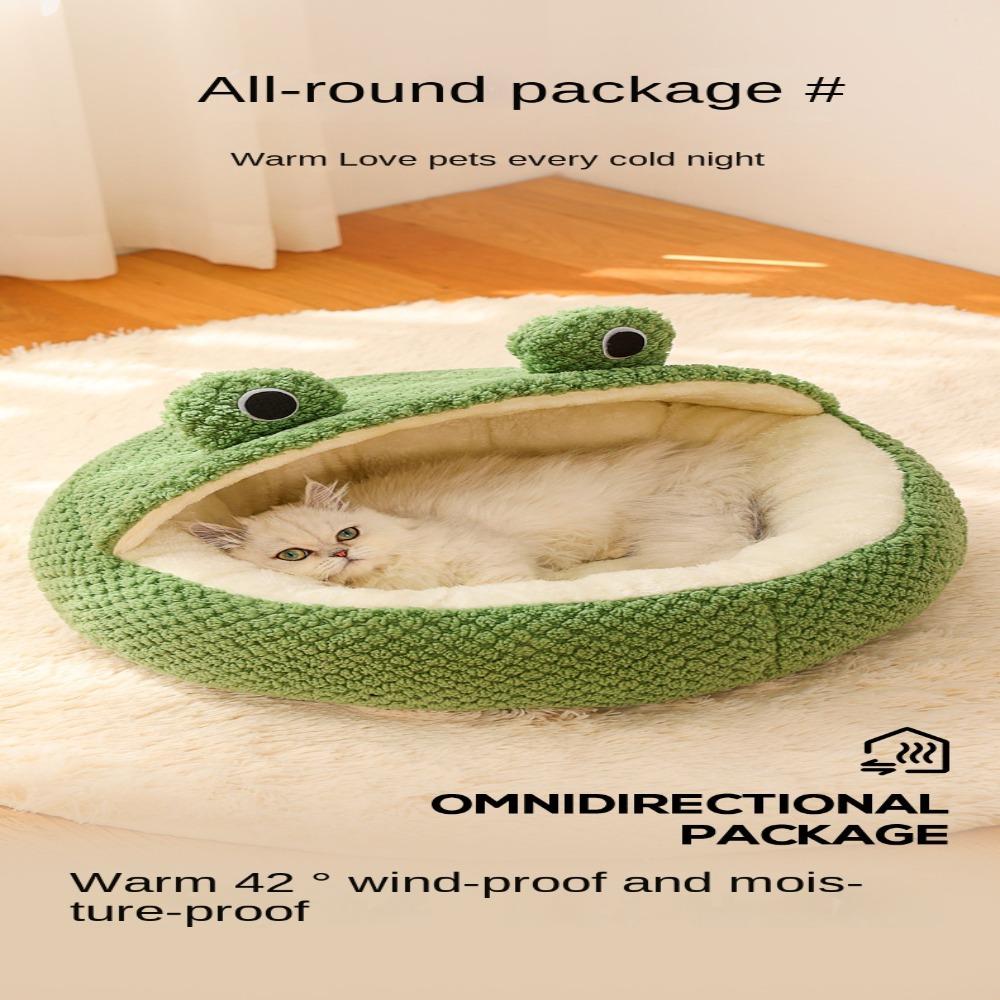 Comfortable Pet Dog Bed Frog Shape Pet House Nest Dog Cat Sofa Dog Cat ...