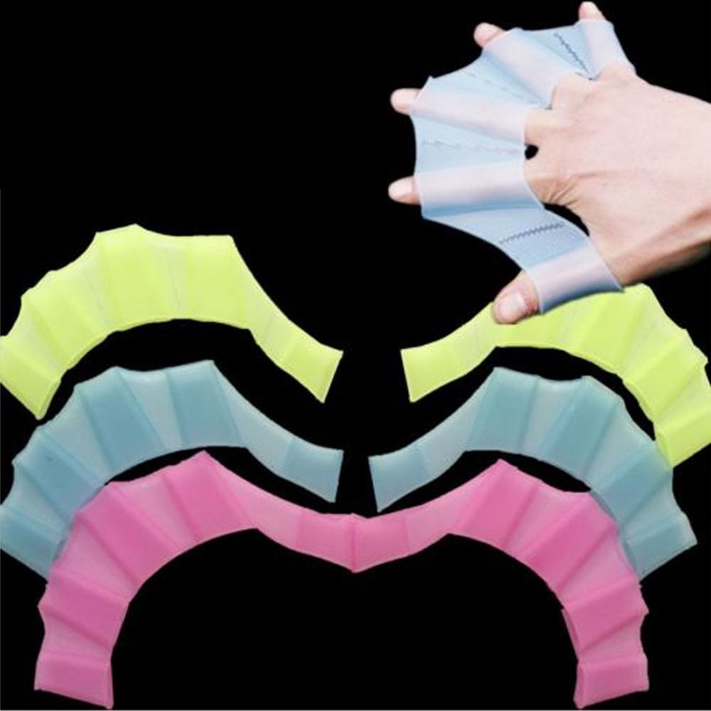 Buy Chic Swimming Finger Webbed Gloves Frog Hand Gear Fins Palm ...