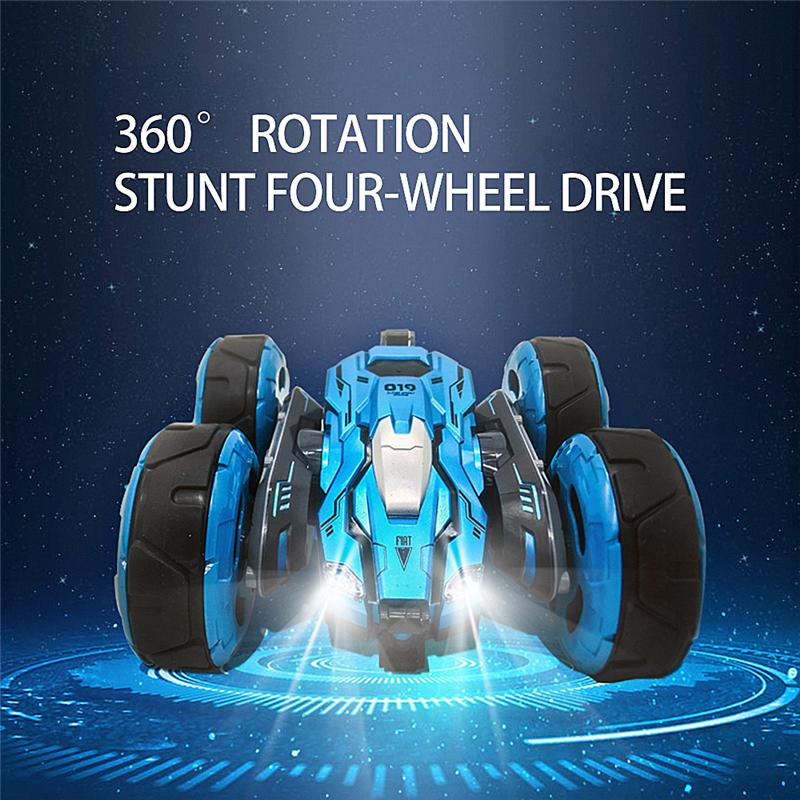 Buy 2.4G Double Sided Stunt Car Rotating Remote Control Car High Speed Off Road Climbing Car ...