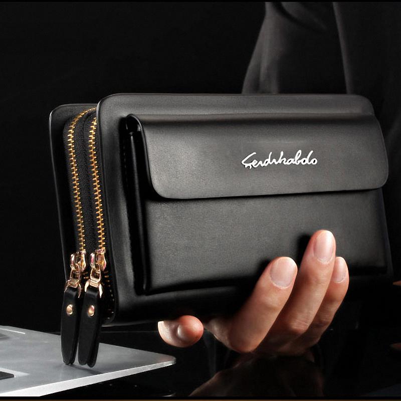 Fashionable Purses Homme Clutch Leather Male Portfolios for Men Wallet ...