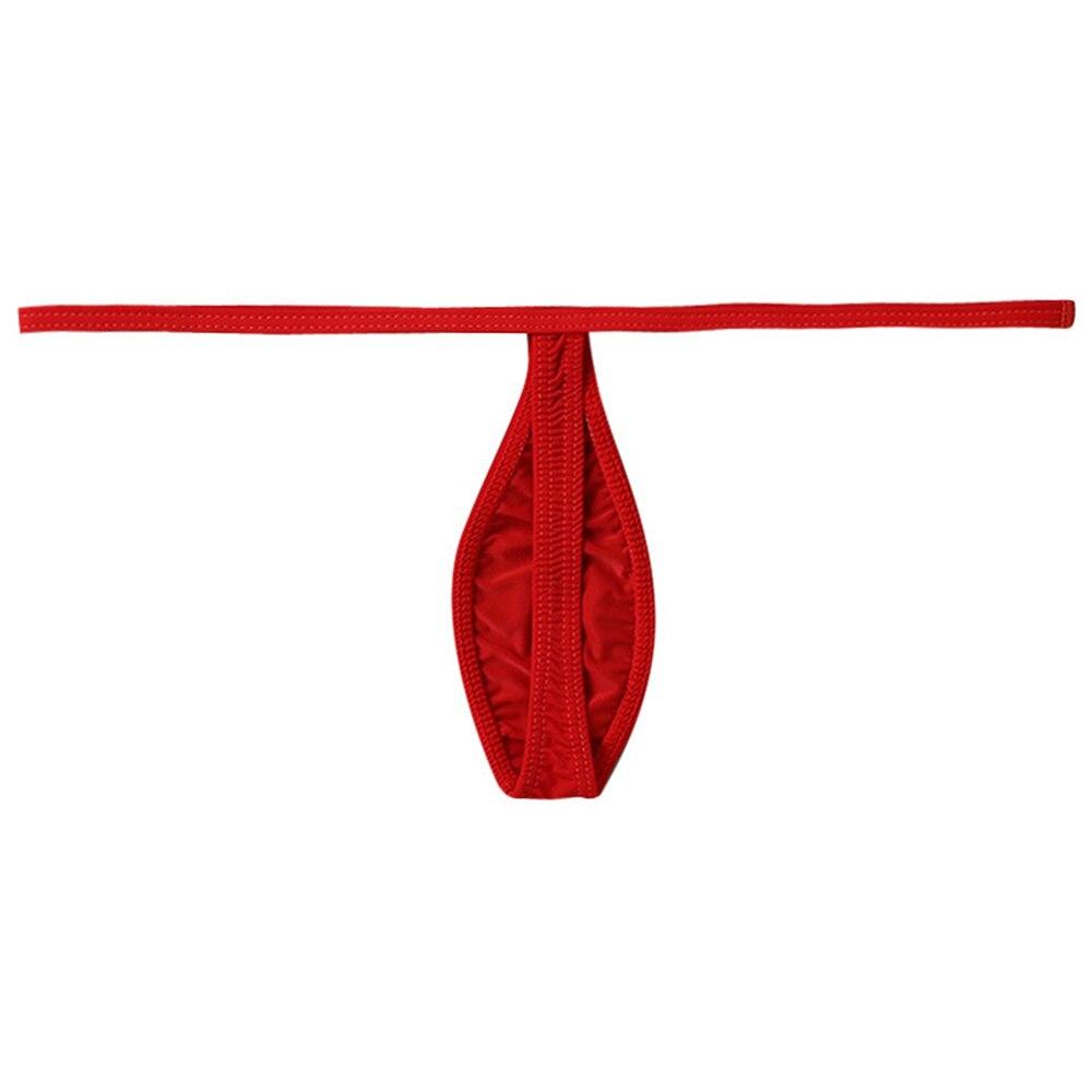 Buy Micro Bikini Thong Women Underwear Seamless Low-rise Ice Silk G ...