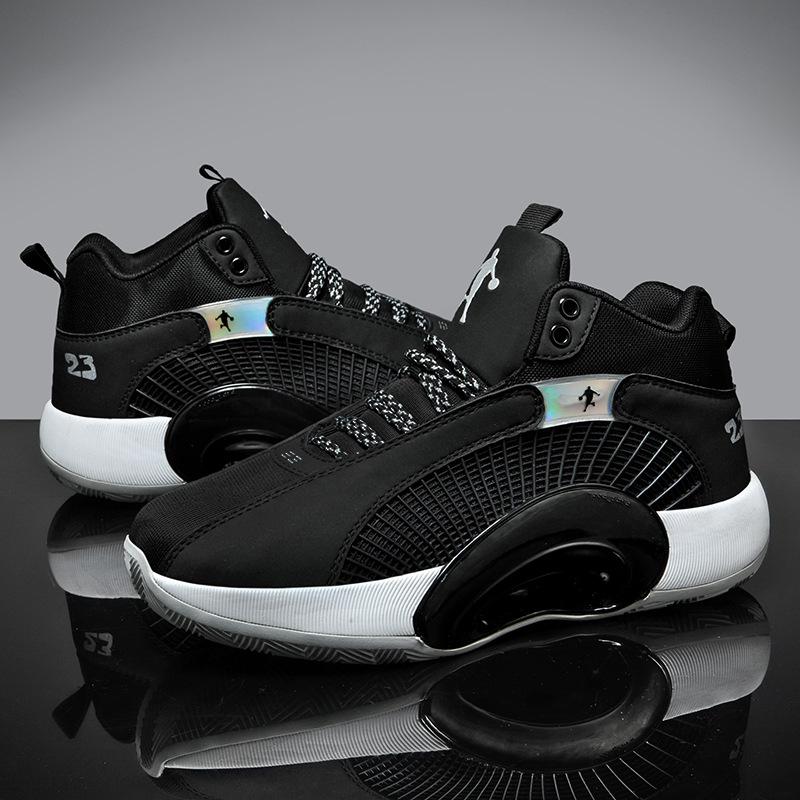 Spring And Autumn New Basketball Shoes Men's Breathable Casual Running ...