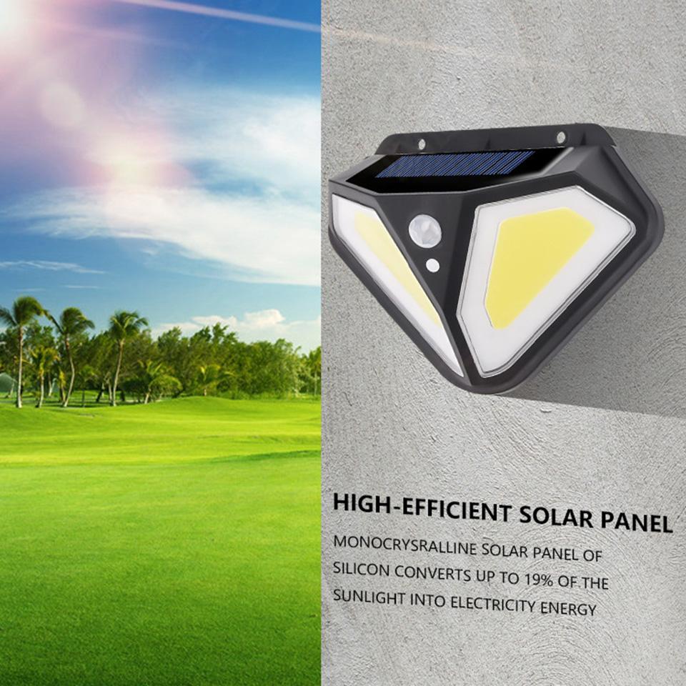 Buy 102 LED Solar Light Built In Battery Outdoor Lamp Powered Sunlight ...