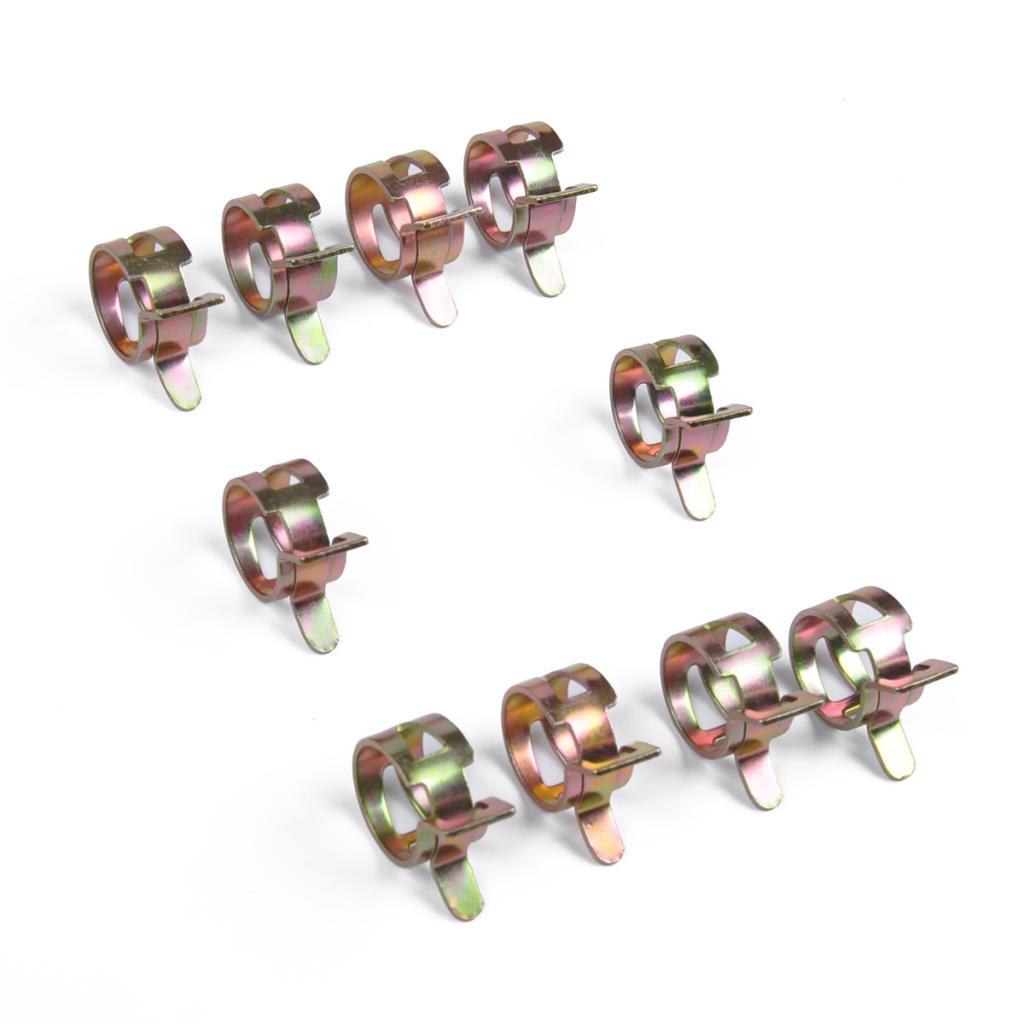 Buy 100pcs 615mm Car Spring Clip Fuel Line Hose Pipe Air Tube Clamp ...