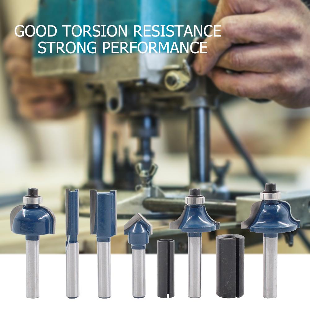 8pcs/set V-type Sharp Cutter Woodworking Milling Cutter Trimming ...