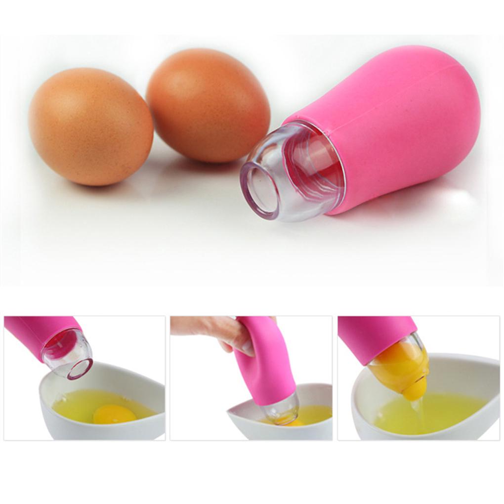 Buy Silicone Egg Yolk White Suction Separator Kitchen Home DIY Vitellus ...