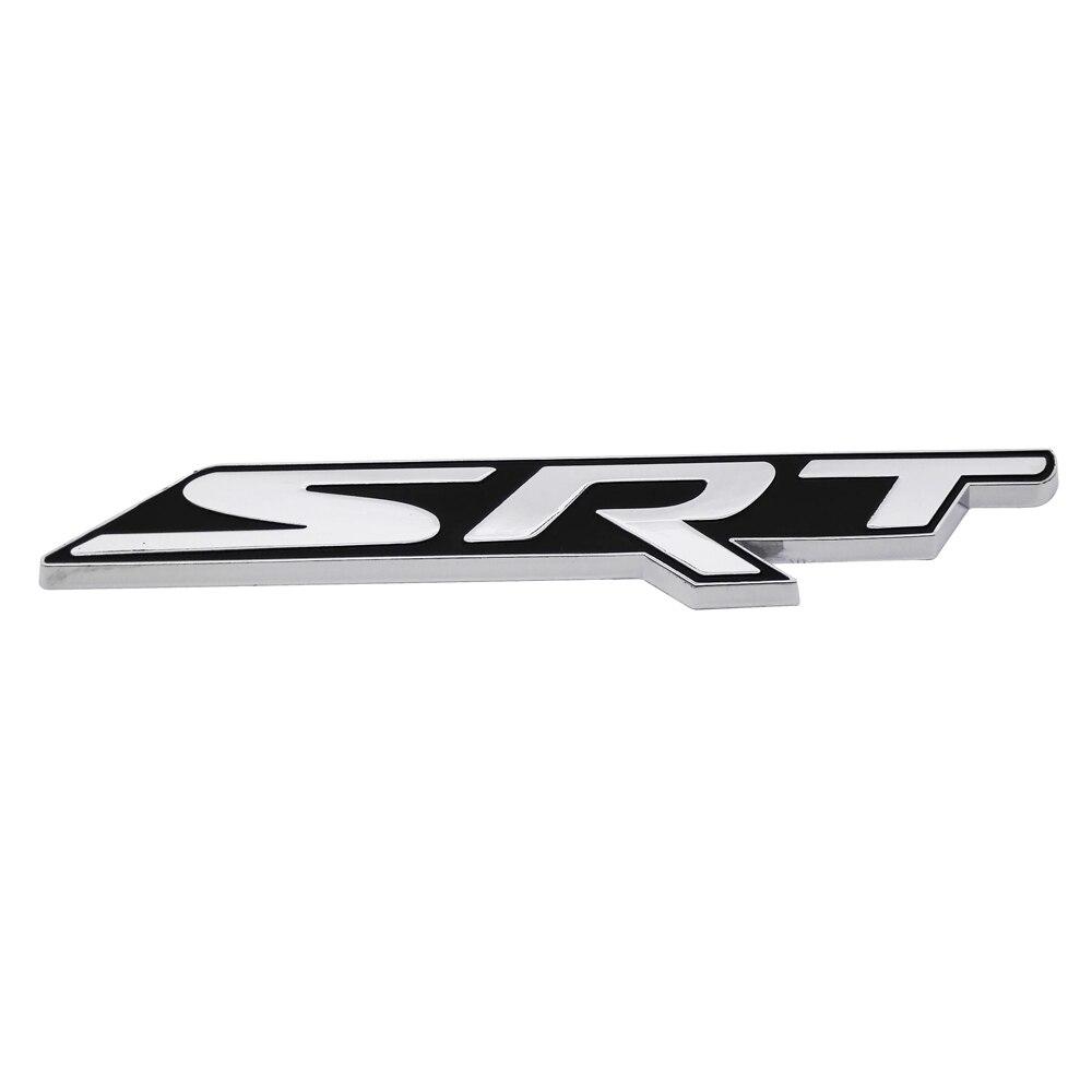 Buy 3D Metal Car Side Emblem Sticker Rear Trunk Badge SRT Decal at ...