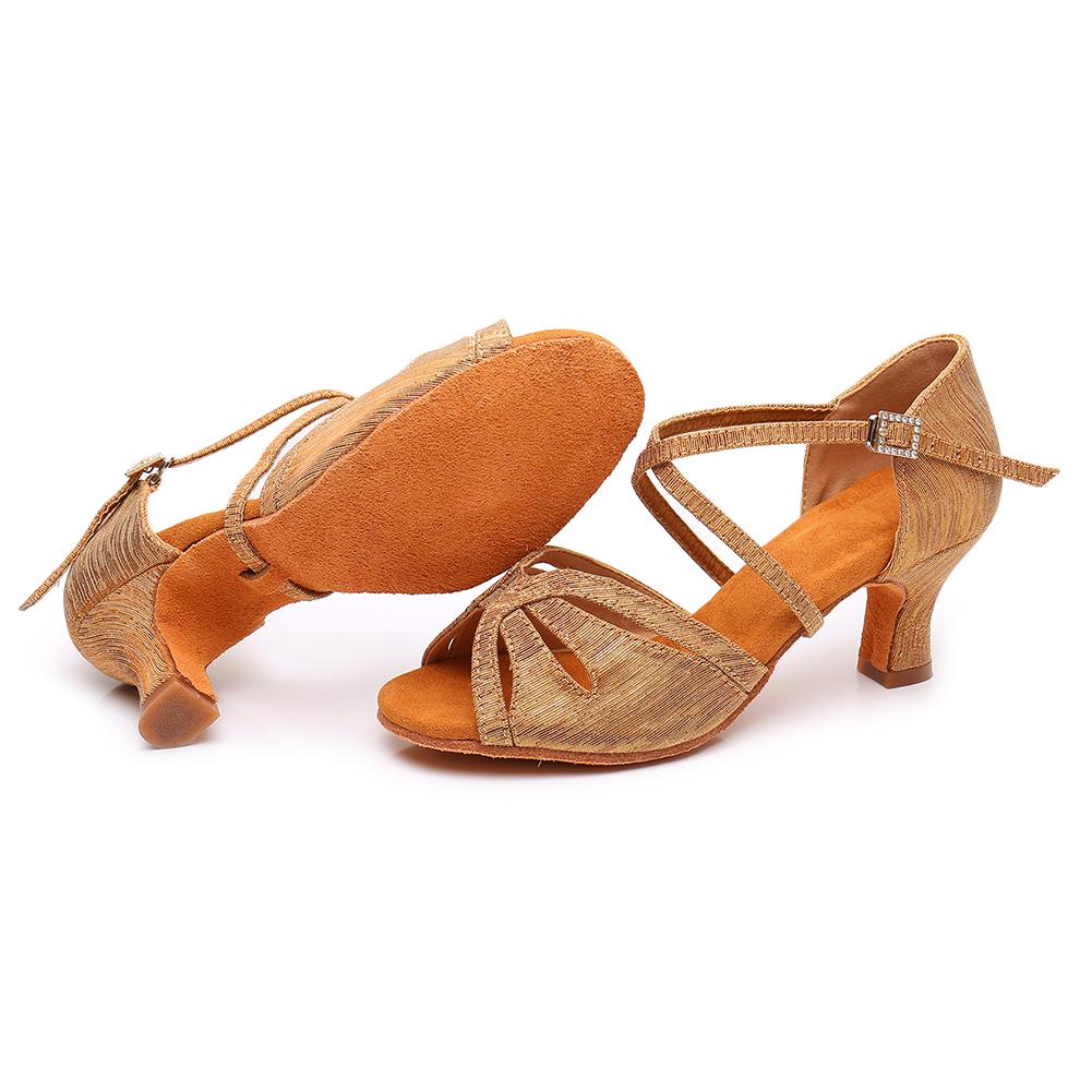 Buy Women Dancing Rumba Ballroom Latin Salsa Sandals Waltz Prom Shoes ...