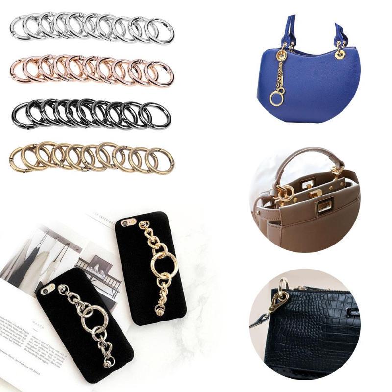 Buy 10pcs Openable Spring Rings Bag Belt Strap Buckle Clip DIY ...