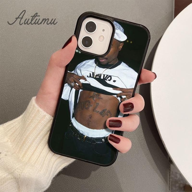 Buy 2Pac Tupac Amaru Shakur Makaveli Phone Case for iPhone 11 12 13 14 ...