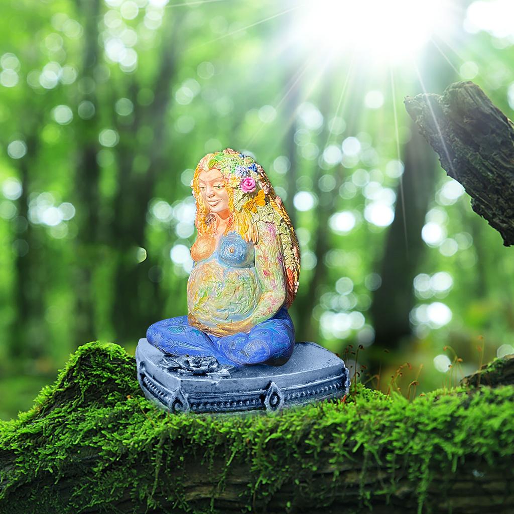 Buy [tot] Mother's Day Mother Earth Art Statue Polyresin Figurine ...