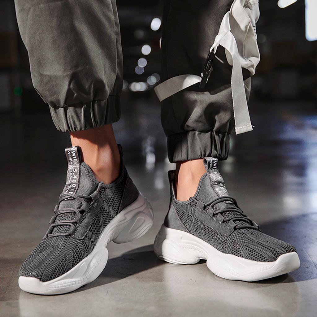 Buy Men's New Flying Weaving Le Running Tourist Shoes Leisure Sports ...