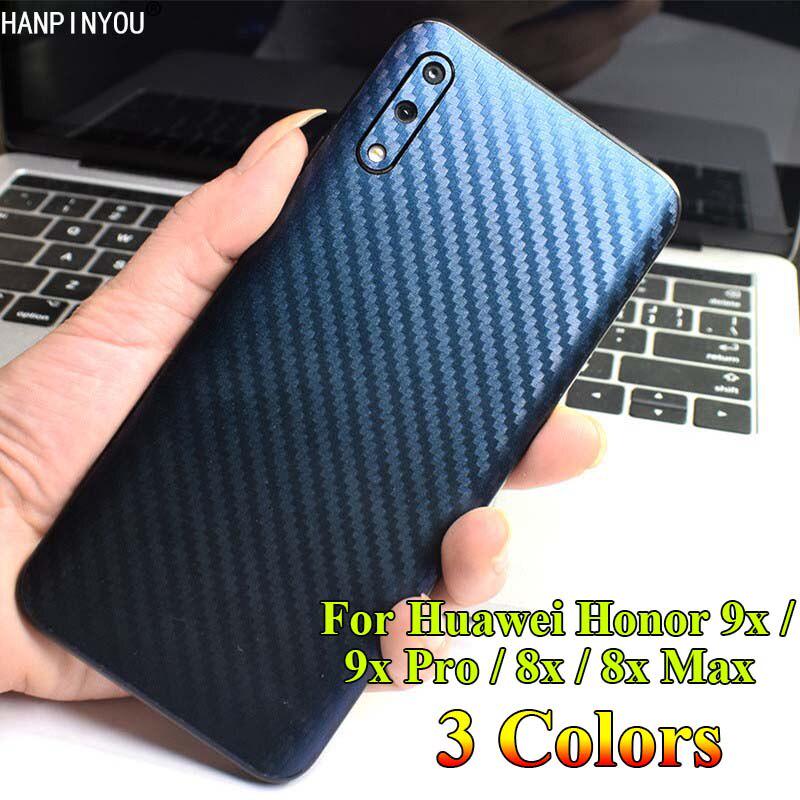 For Huawei Honor 9X Pro 8X 3D Gradient Carbon Fiber Back Cover Film ...