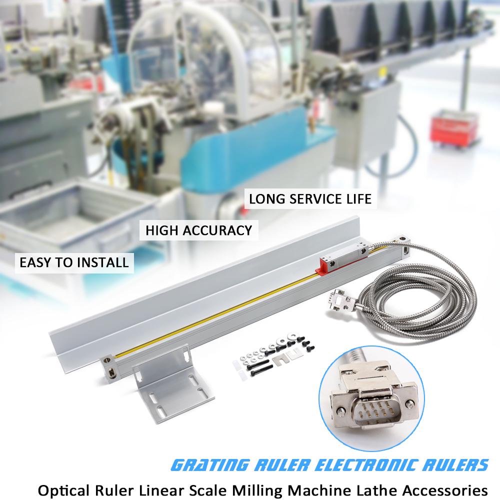 Buy Grating Ruler Electronic Optical Ruler Linear Scale Milling Lathe ...