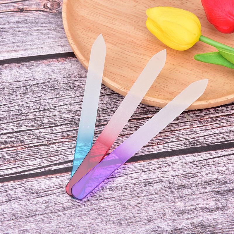 Nail Files Crystal Glass File Buffer Manicure Nail Art Polishing ...