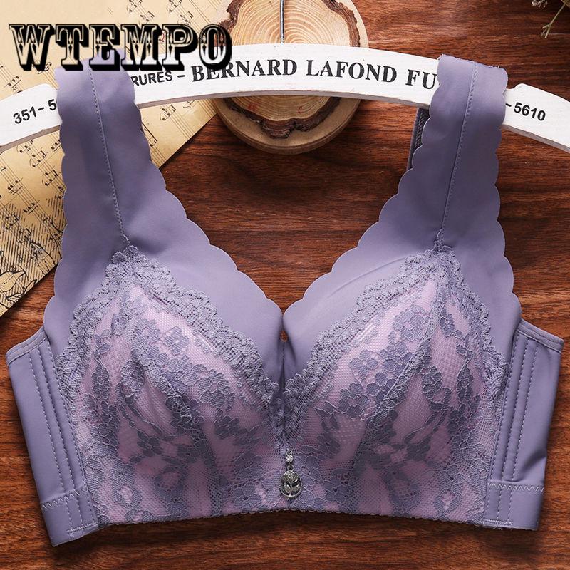 Buy Bra Women's Seamless Bralette Women Transparent Cup Wireless Bras ...