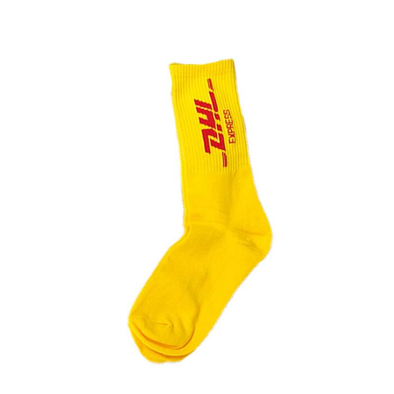 1 Pair Men Women Cotton Socks Street Dhl Personality Skateboard Socks ...