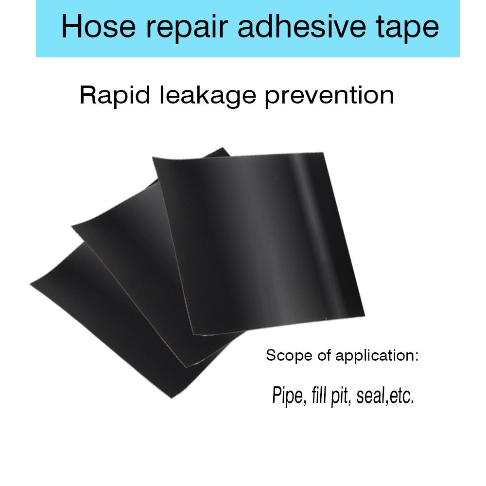 Buy 5pcs Black Super Strong Rubber Waterproof Adhesive Sealant Patch ...