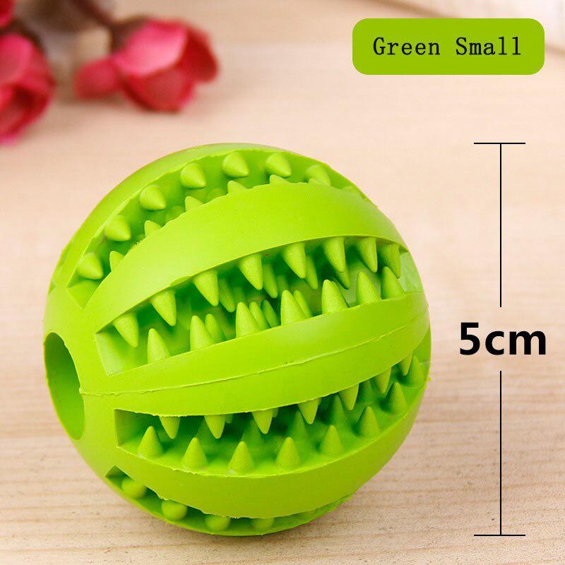 Buy Pet Dog Toys Extra-tough Teeth Rubber Balls Dog Stuff Puppy Chew ...