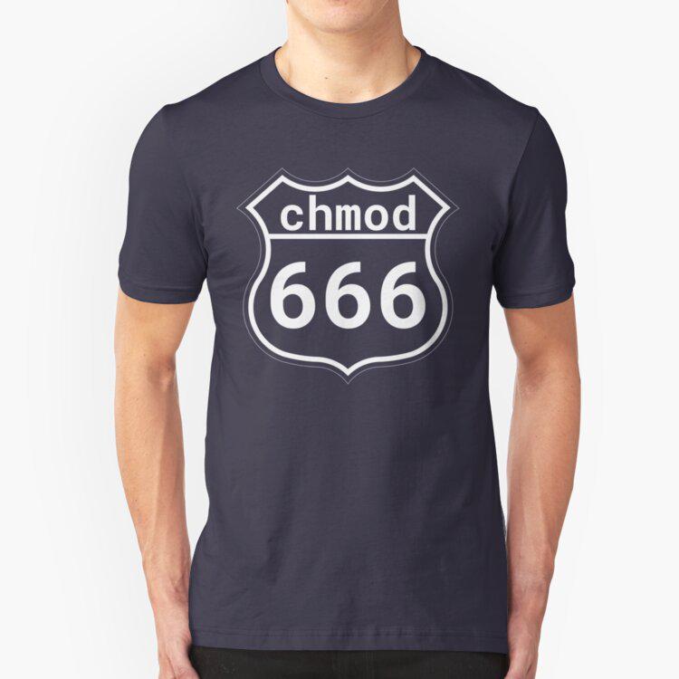 Buy Chmod Linux Unix Sysadmin White Parody Design T Shirt Summer Men TShirts Shirt Cotton Funny ...