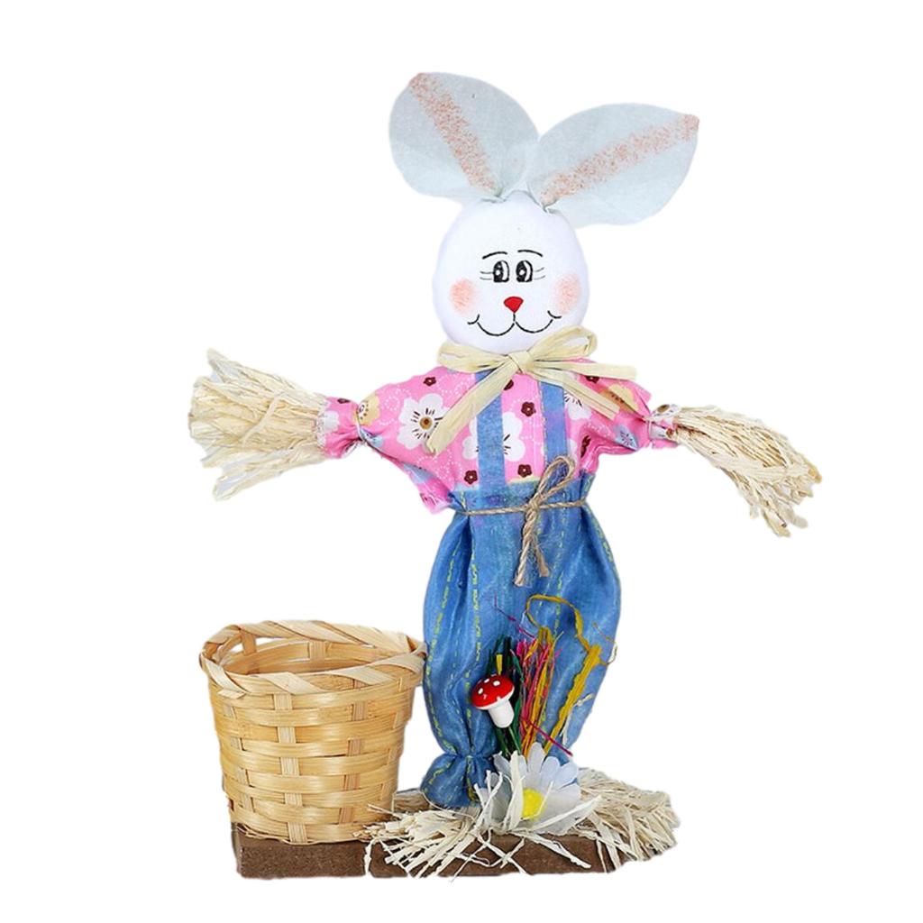 Easter Bunny Scarecrow Handmade Day Decoration For Kids uygun fiyatlı ...