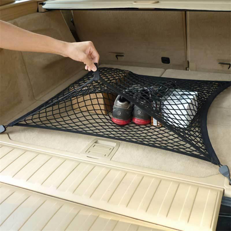 Net car trunk trunk SUV rear cargo organizer storage elastic mesh ...