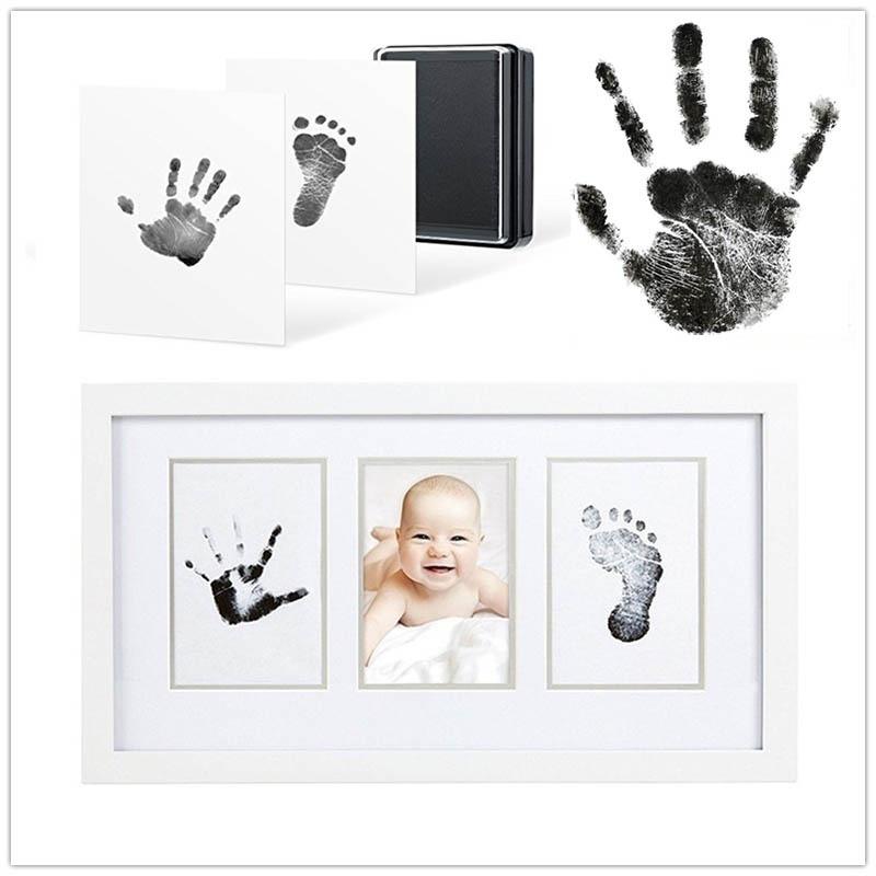 Buy Pearhead Prints Newborn Baby Handprint and Footprint Photo Frame ...