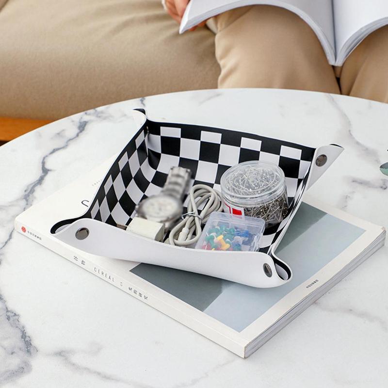 Buy Nordic Foldable Storage Trays Home Decorative Dice Trays For Key ...