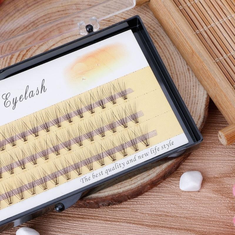 Buy Individual false eyelashes fake lashes striped eyelashes extension ...
