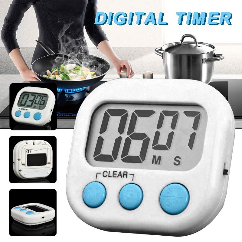 Maijiabao LCD Digital Kitchen Timer Magnetic Cooking Large Count Down ...