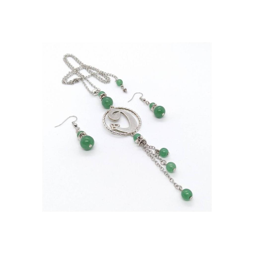 Cheap Women's Jewelry Set Jade Stone Combined Jewelry Set Vav Figured ...