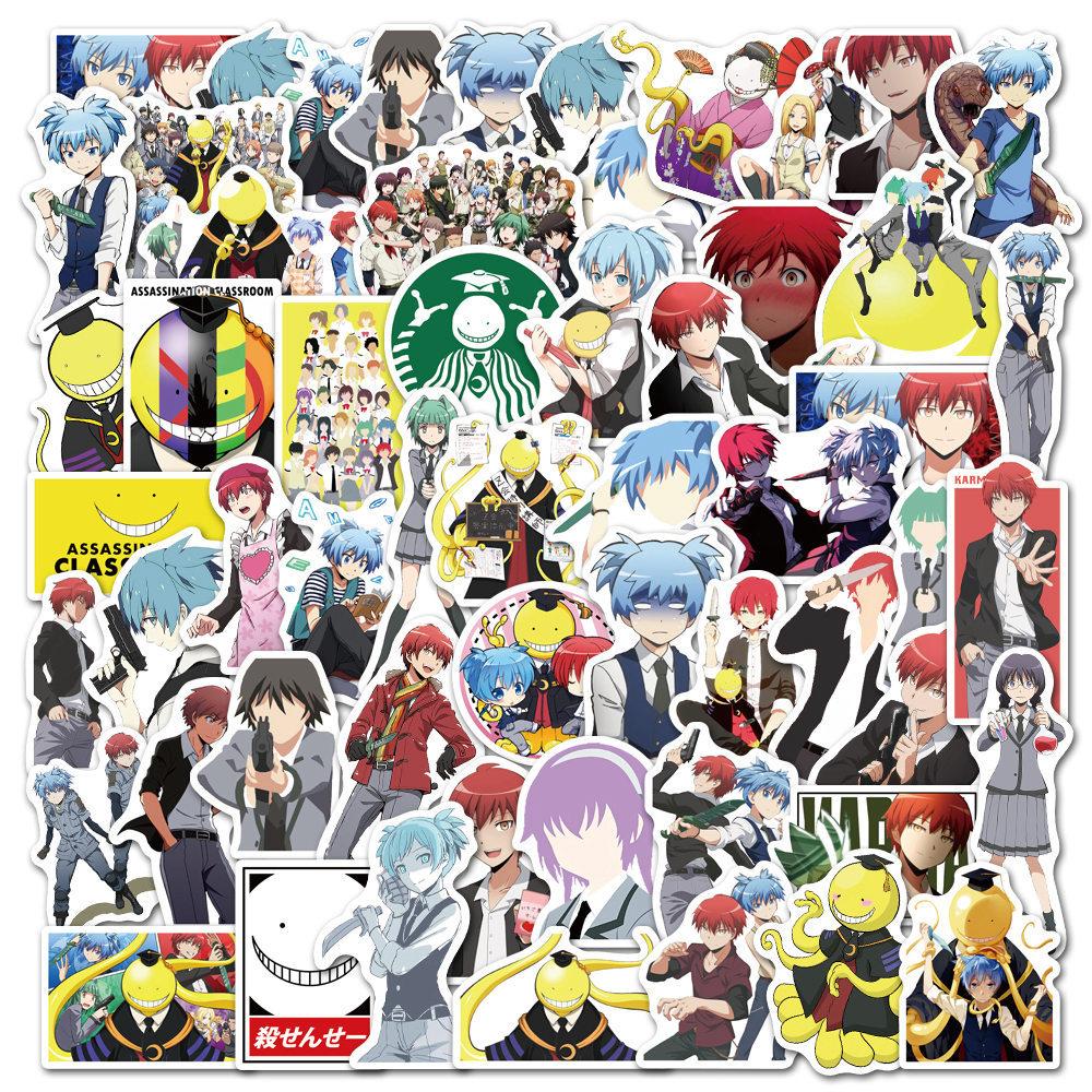 50pcs/set JPN Cartoon Series Assassination Classroom Theme PVC ...