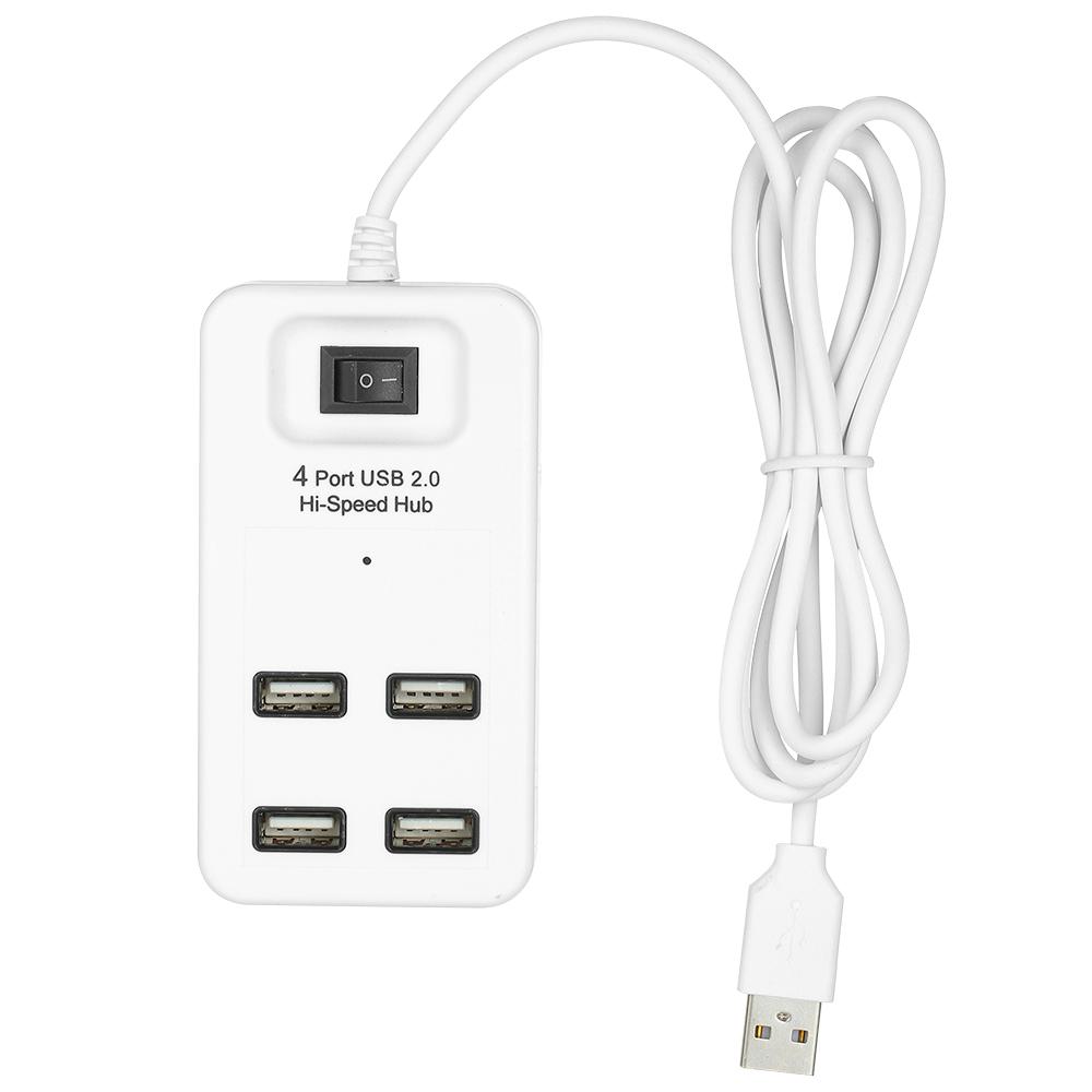 Buy 4 Port Usb 2.0 Hi-Speed Hub Simultaneous Use Fast Transfer Of Large ...