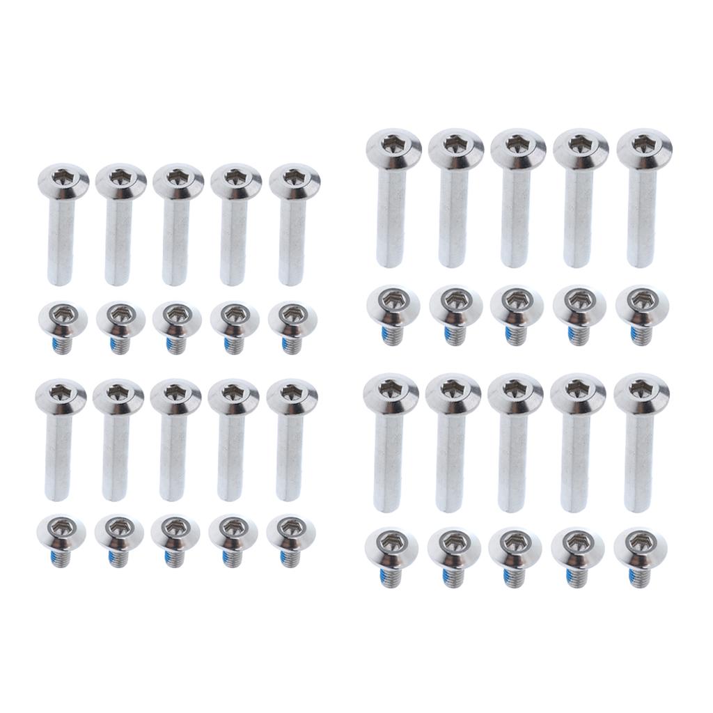 Buy 1 Set Inline Skate Wheel Screw Nail Replacement Roller Skates Nut ...